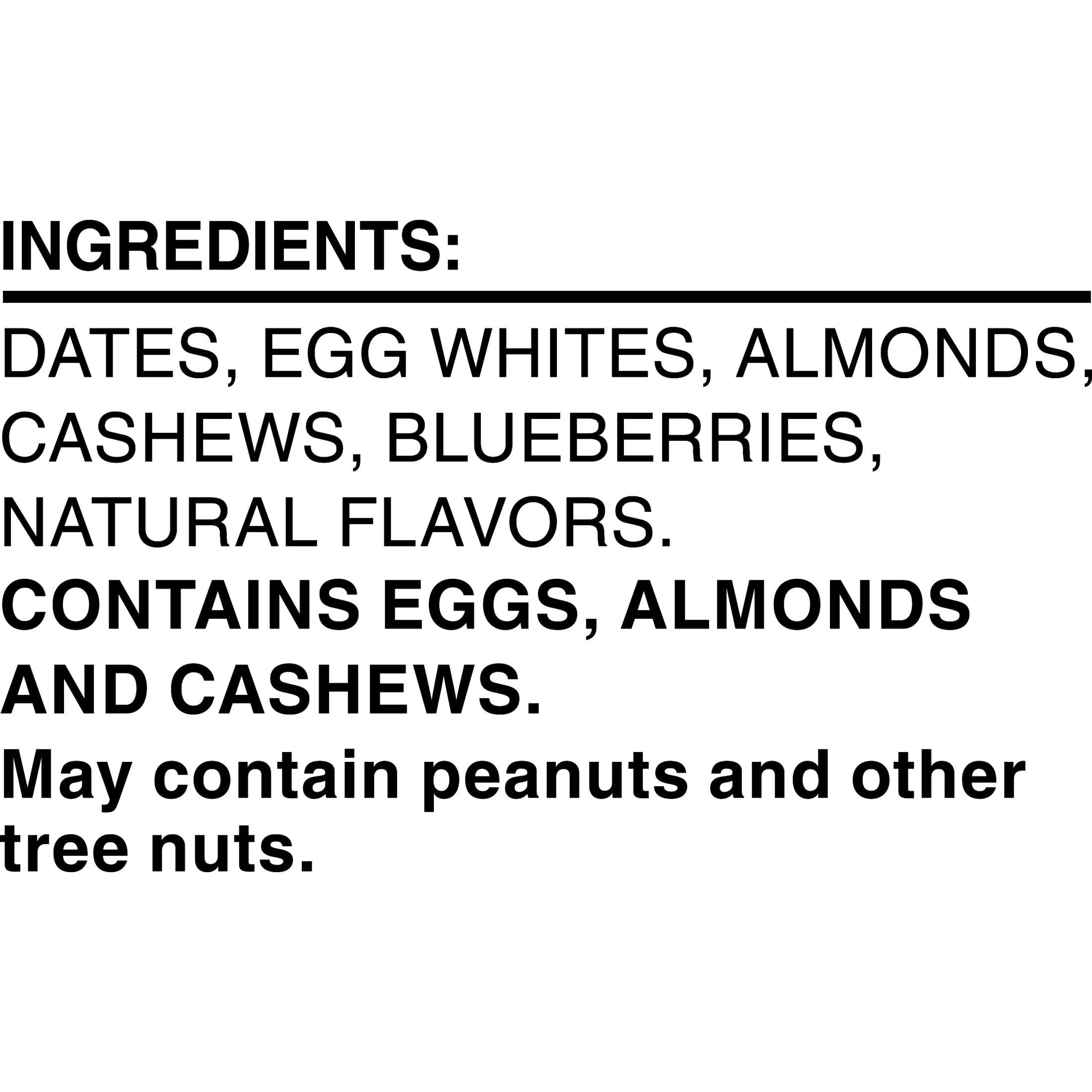 RXBAR Protein Bars, 12g Protein, Gluten Free Snacks, Blueberry (6 Boxes, 30 Bars)