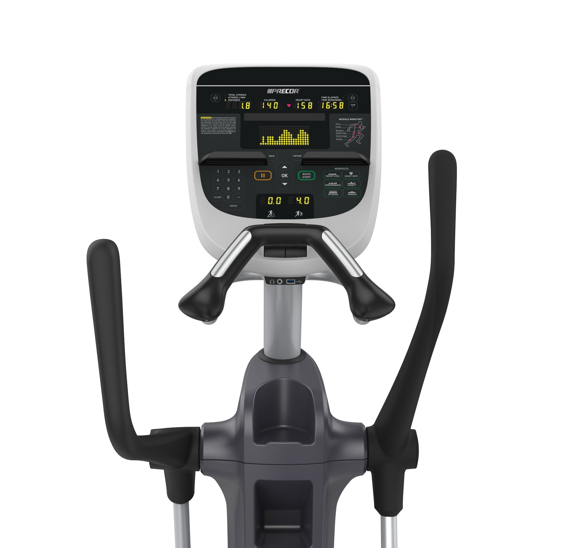 Precor EFX 835 Commercial Series Elliptical Cross Trainer with Converging CrossRamp