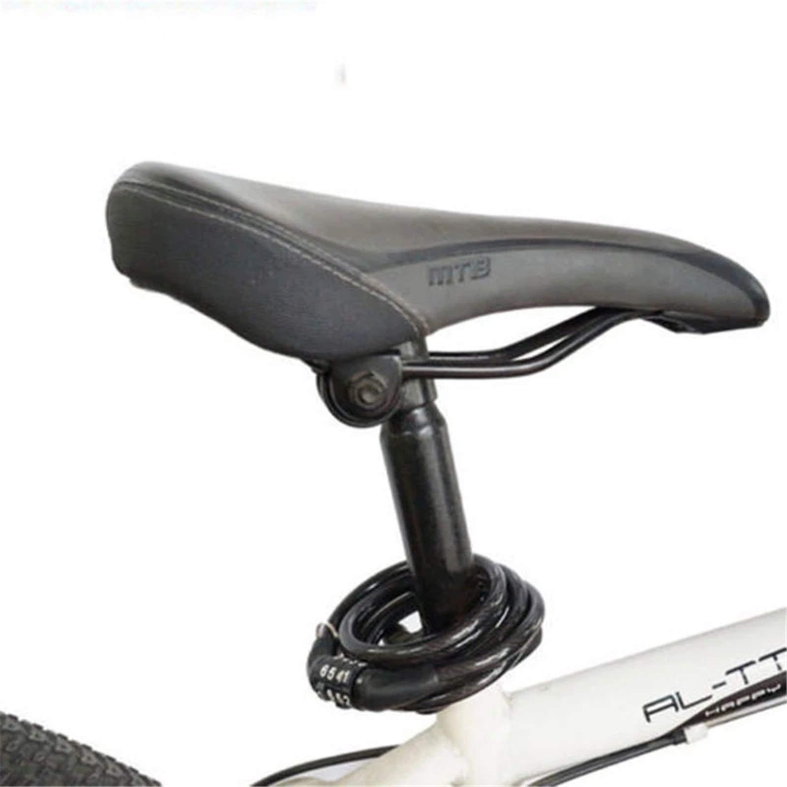 ROBDAE Bicycle Lock Bicycle Chain Lock Combination Anti-Theft Bicycle Lock Bicycle Motorcycle Lock Multifunctional Bicycle Lock (Color : Black, Size : 100x0.8cm)