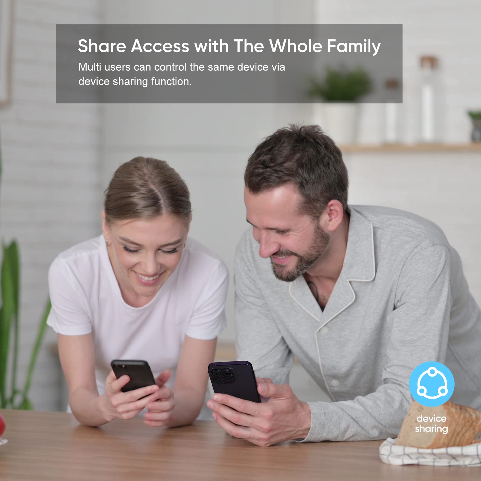 Onvis Smart Plug, Matter Over Thread, Compatible with Apple Home, Alexa & Google Home, ETL Certified, App and Voice Control, Grouping and Sharing,15A/1800W Max (4)