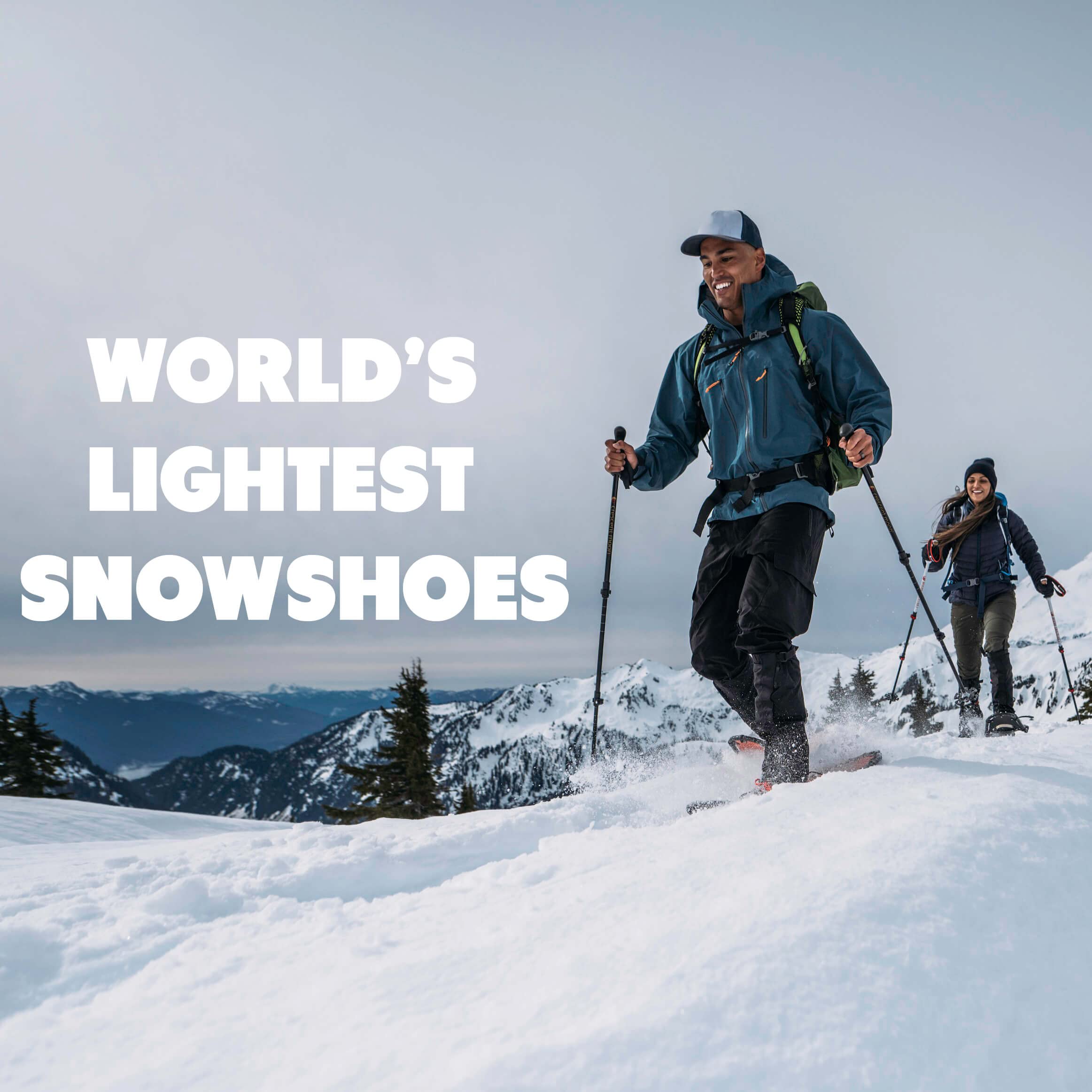 Northern Lites Ultralight Backcountry Hiking and Backpacking Snowshoe for Men and Women, Tru Trak Binding, Grey