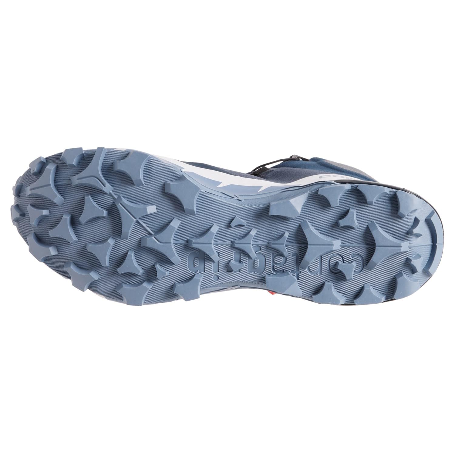 Salomon Cross Gore-TEX Hiking Shoes for Women, Slate/Trooper/Almond Cream, 7