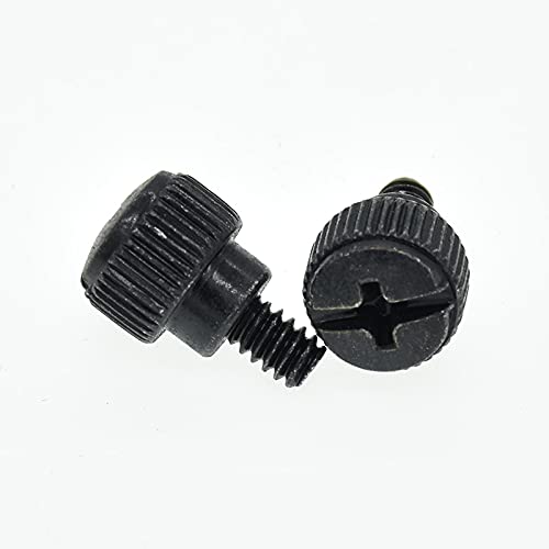 YANMAN Stainless Screw，Flat Head Screws，Screw Anchors，Computer Case Cooling Adjustment Screw Thumbscrews Thumb Screw M3.5 （10pcs） (Color : Silver)