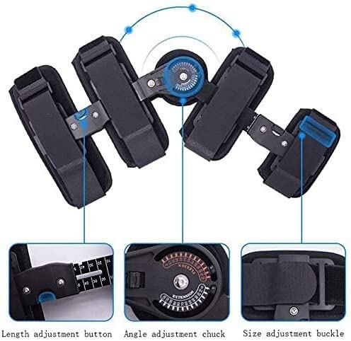 TSUSF Hinged ROM Knee Brace,Adjustable Orthopedic Support Stabilizer For ACL/Ligament/Sports Injuries Universal Leg Size For Left And Right