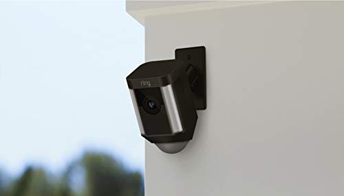 Ring Spotlight Cam Mount - Hardwired HD Security Camera - Black