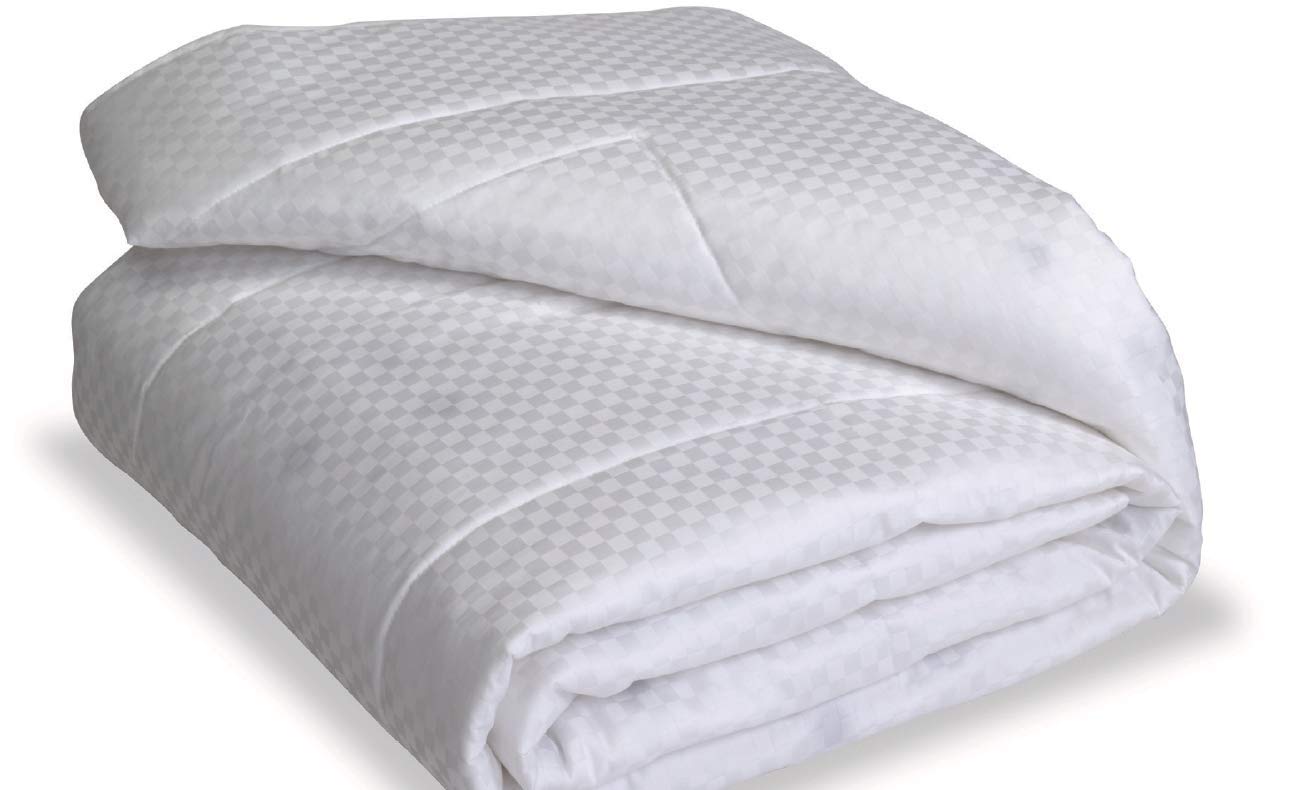 Nikken 1 Thinner Queen/Full White Comforter 1268 - Deeper Sleep, Less Pain, More Flexibility, Temperature Regulating, Hypoallergenic, Hotel Quality Duvet Insert, Weighted Blanket Throw Quilt