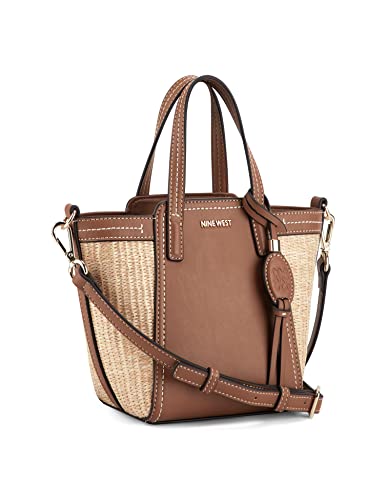 Nine West Jenae Mini Elite Tote, Saddle TAN