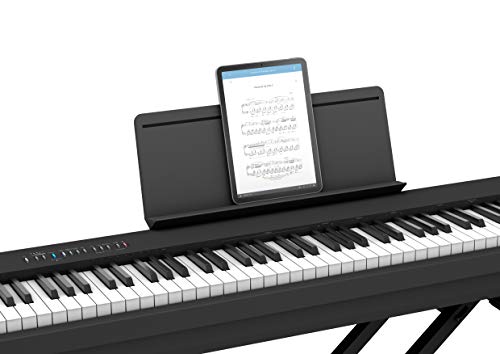 Roland FP-30X Digital Piano with Built-in Powerful Amplifier and Stereo Speakers. Rich Tone Authentic Ivory 88-Note PHA-4 Keyboard for unrivalled Acoustic Feel Sound. (FP-30X-BK), Black