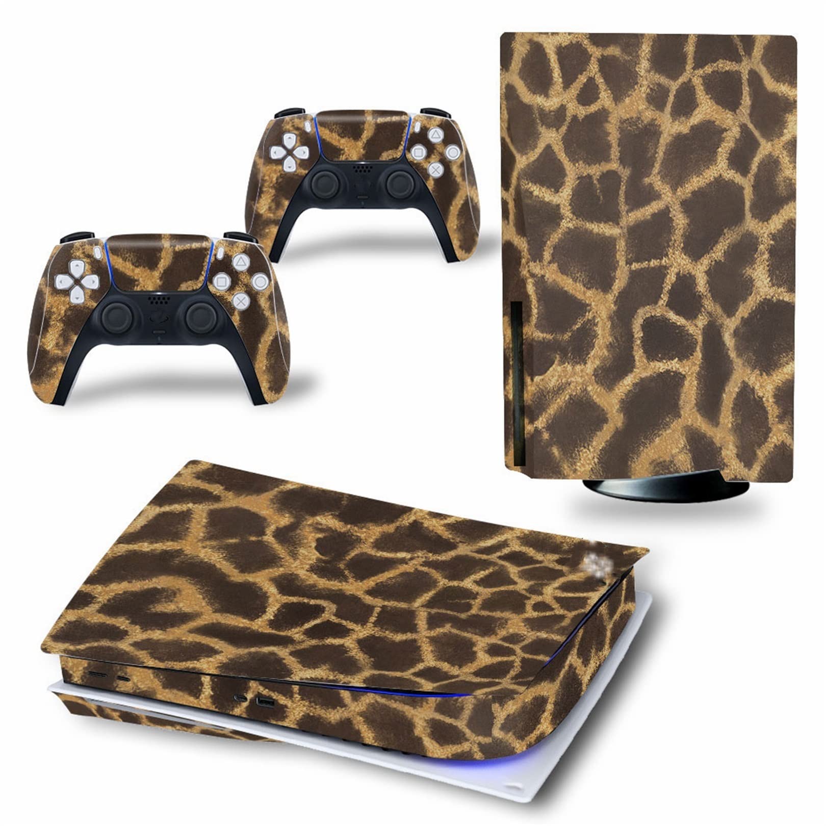 WREXIL LEEWEE for PS5 Skin Disc Edition & Digital Edition Console and Controller Vinyl Cover Skins Wraps Scratch Resistant, Compatible 15788 No Foaming (Size : Disc Version)