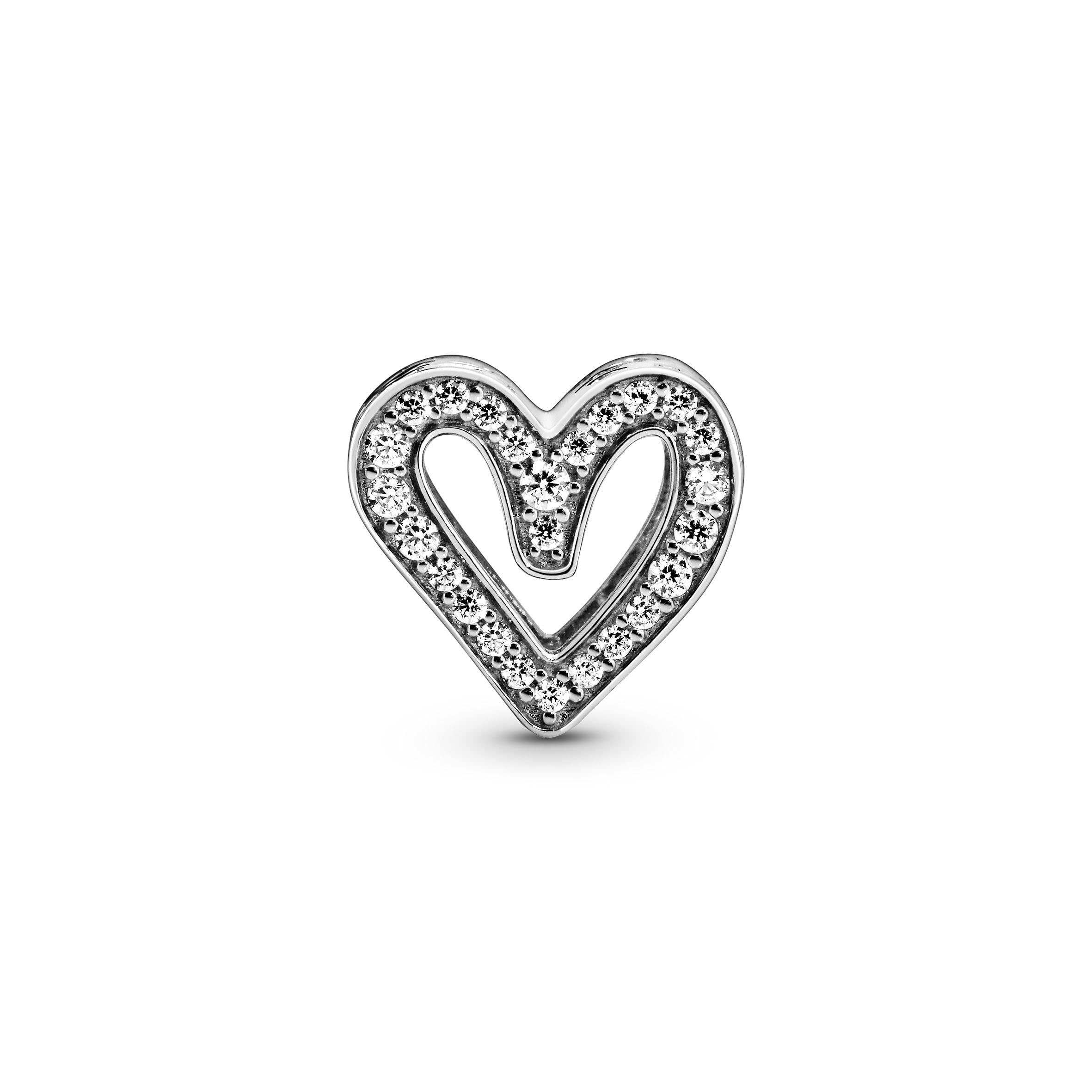 Pandora Jewelry Always by Your Side Owl Dangle Cubic Zirconia Charm in Sterling Silver