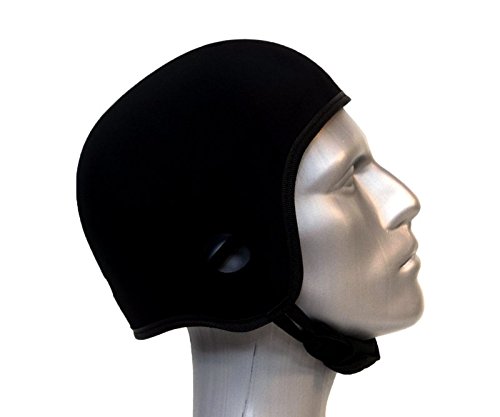 Opti-Cool Headgear Soft Protective Cooling Therapy Helmet (Black, Large (22.25-24in))