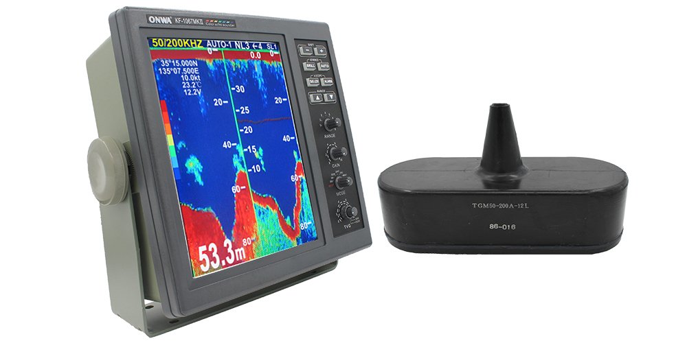 ONWA KF-1067MK2/2KW/50: 10.4" Color Fish Finder 2kW (50 KHz only)