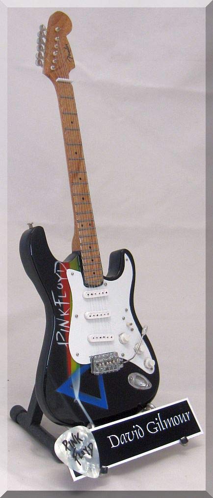 PINK FLOYD Miniature Guitar w/Guitar Pick