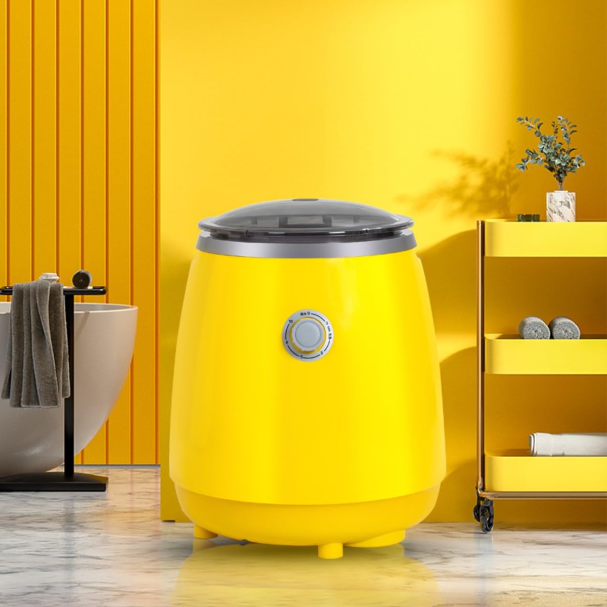 Portable Mini Washing Machine with Compact Design and Powerful Performance - Perfect for Small Spaces Mini Washer and Dryer Combo - Perfect for Apartments, RVs, Easy To Move