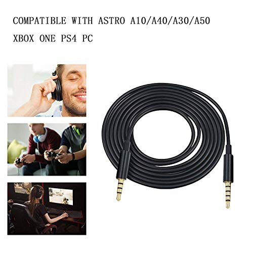 Replacement Astro A10 A30 A40 A50 to Xbox One, Play Station 4 and Smartphone Audio Cable Cord Lead