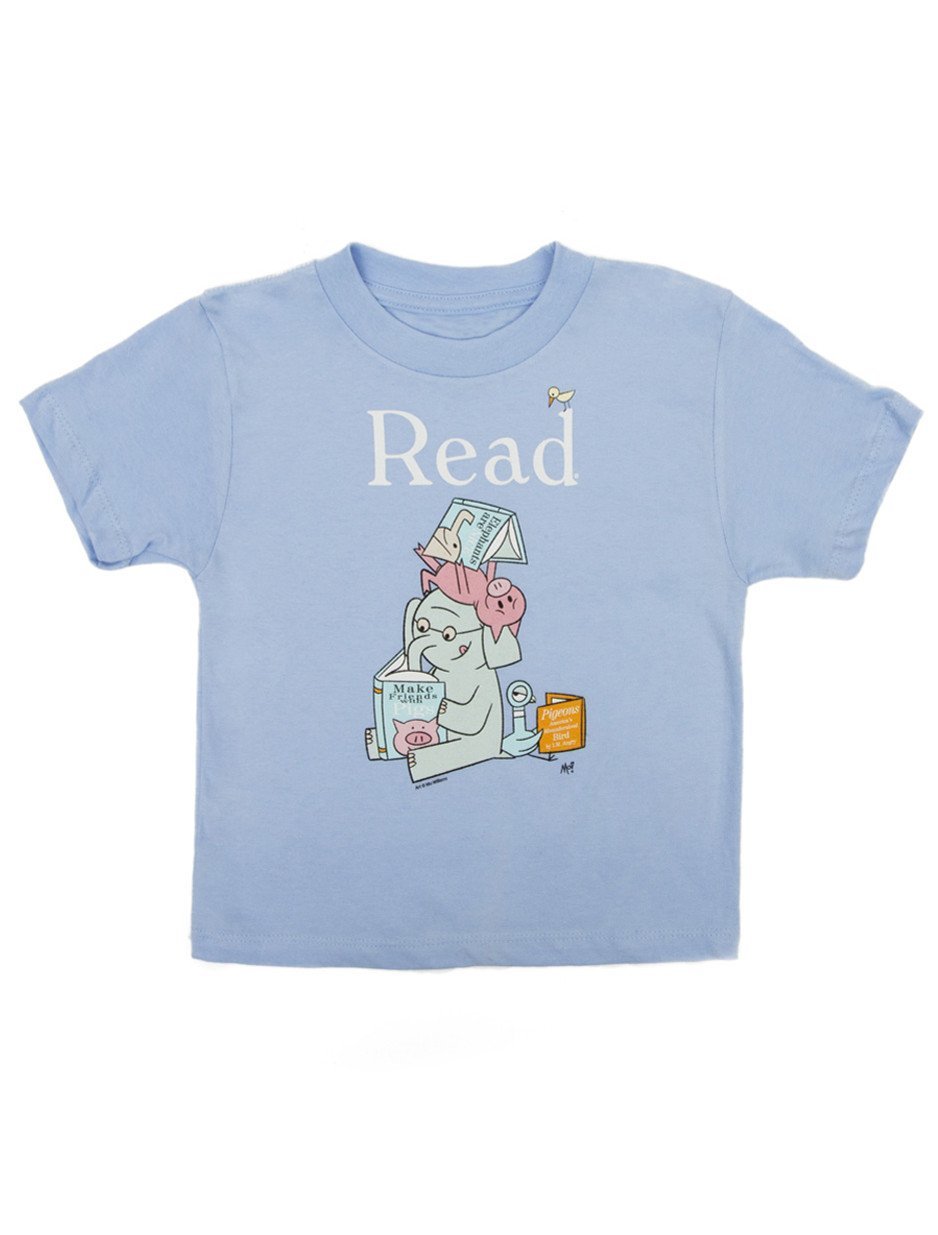 Out of Print Kids' Elephant and Piggie Read T-Shirt 4/5 Year