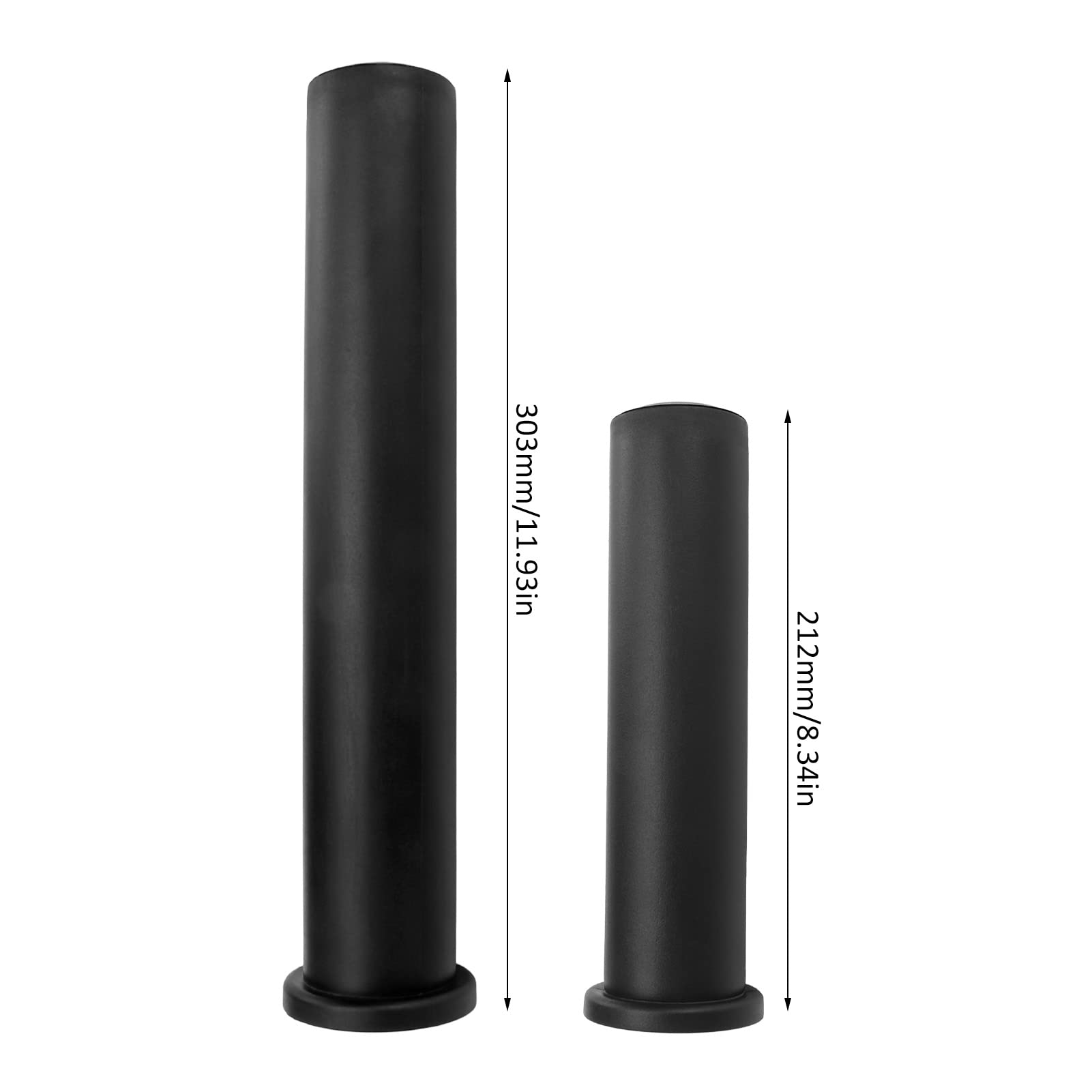 plplaaoo Olympic Adapter Sleeve,Olympic Weight Plate Posts,1.97in Black Nylon Olympic Adapter Sleeve Converts 0.98" Standard Weight Plate Postswith Hex Wrench