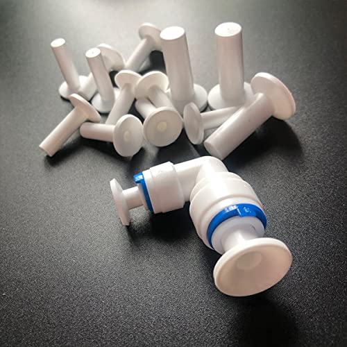 Wesell 3/8 inch Plug for RO Reverse Osmosis Water Filter Fittings Valve (10pcs/Pack)