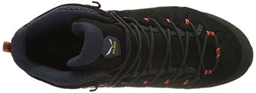 Salewa Men's Alp Mate Mid Waterproof Trekking & Hiking Boot - Black Out/Fluo Orange - 10
