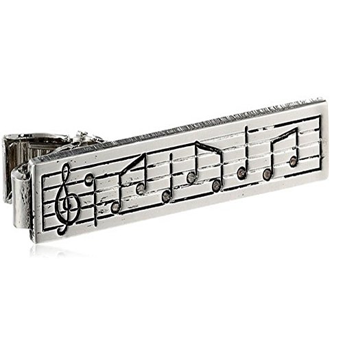 ProCuffs Music Note Musician Clasp Tie Clip Bar Instrument Musical Treble Clef