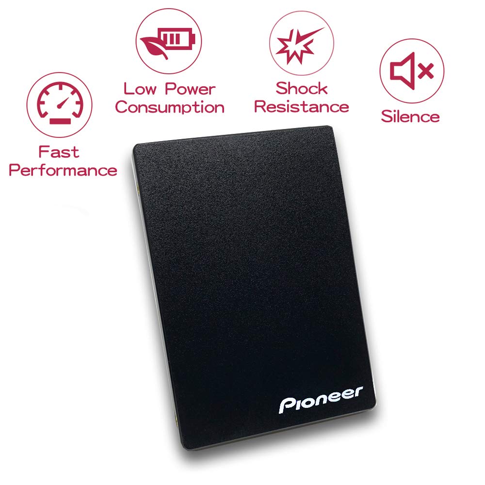 PIONEER 3D NAND Internal SSD 256GB - 2.5" / SATA 3/6 GB/s Solid State Drive (APS-SL3N-256)