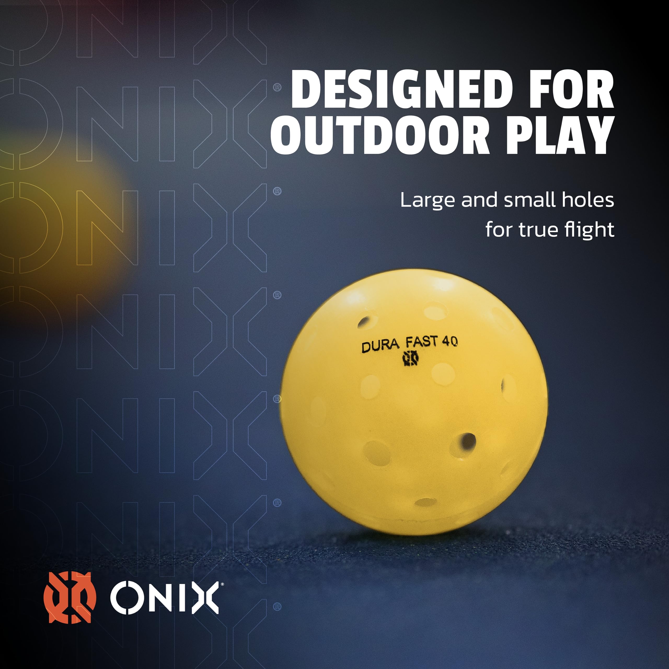 Onix Dura Fast 40 Outdoor Pickleballs β Mixed Colors