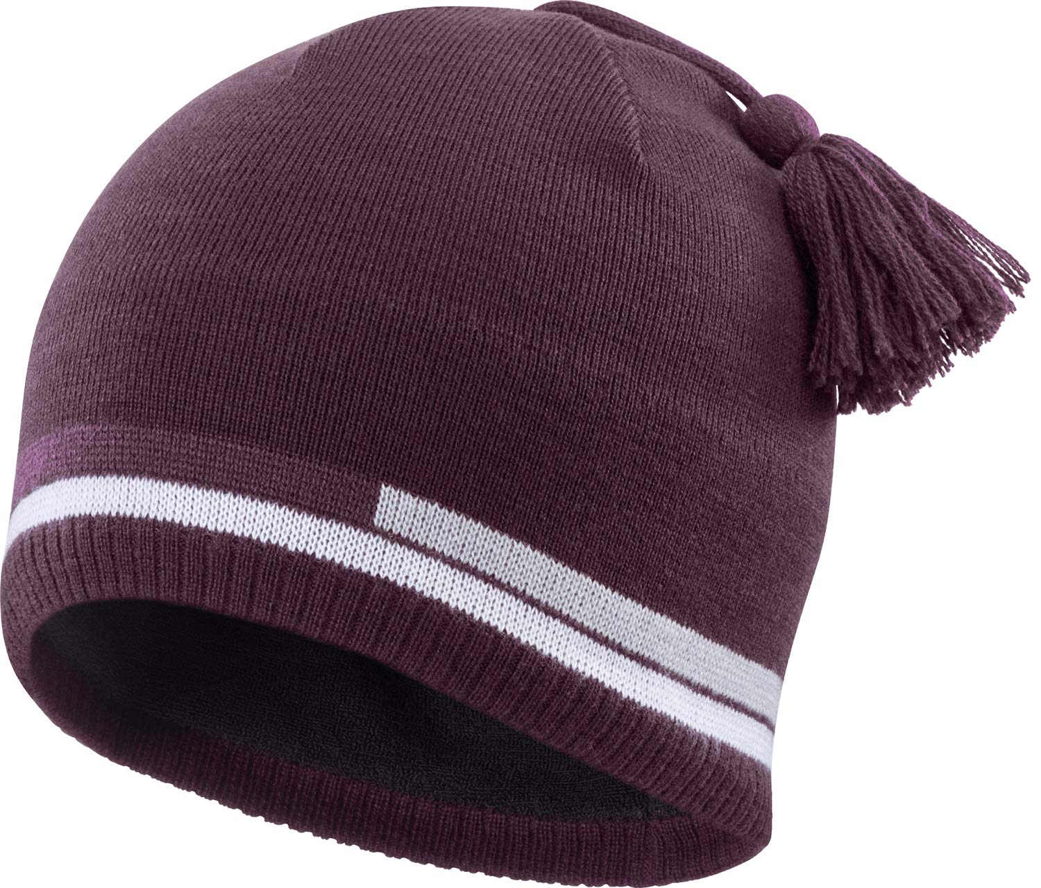 Salomon Standard Escape Beanie, Winetasting/Red Dahlia, One Size Fits All