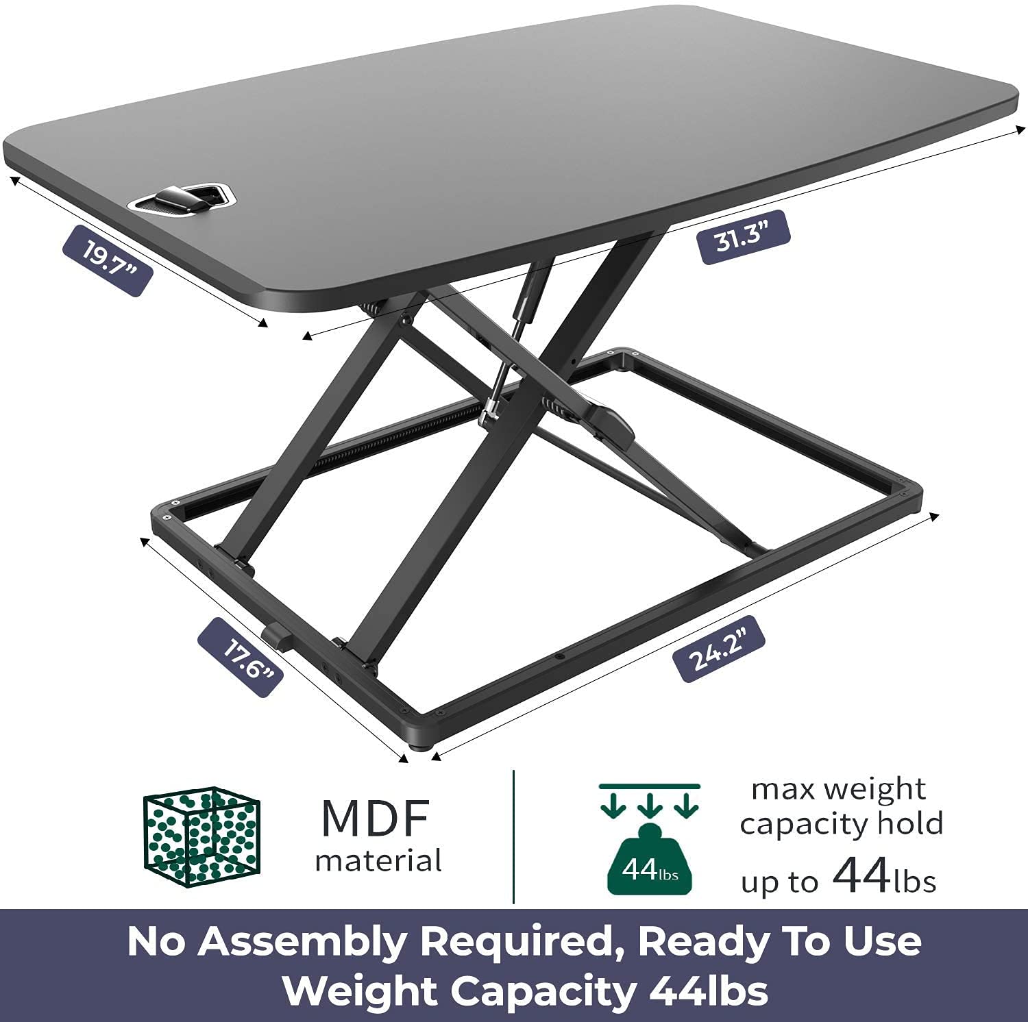 Ohuhu Standing Desk Converte 31.3"