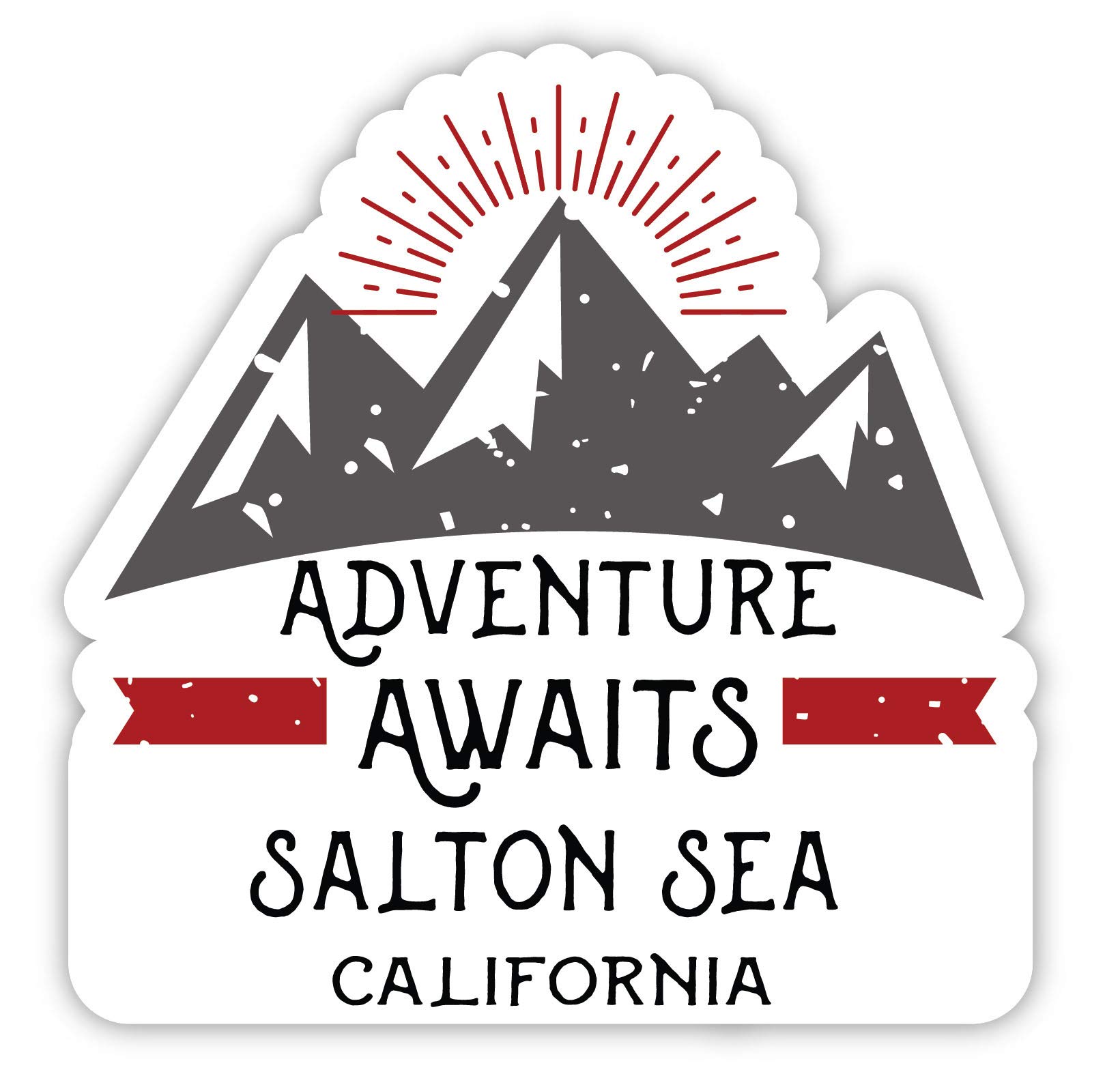 Salton Sea California Souvenir 4-Inch Fridge Magnet Adventure Awaits Design