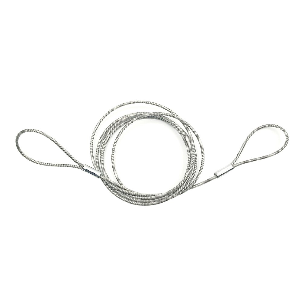 Safety Cable Lock 48’’ Long, Luggage Lock Safety Cable Lightweight Braided Stainless Steel by Ovener