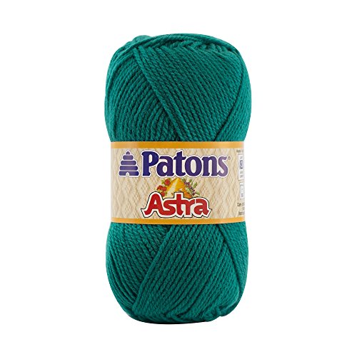 Patons Astra Solids Yarn - (3) Light Gauge 100% Acrylic - 1.75 oz - Green - Machine Wash & Dry