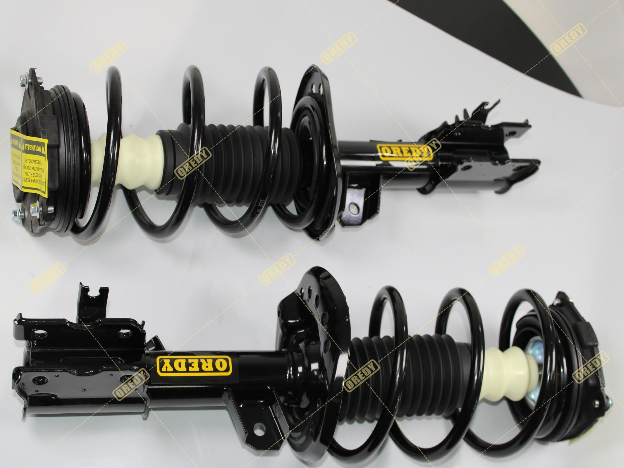 OREDY Front Struts for 2008 2009 2010 2011 2012 Nissan Rogue FWD Only Set of 2 Complete Shock Absorbers w/Coil Spring Assembly - 172609 172608