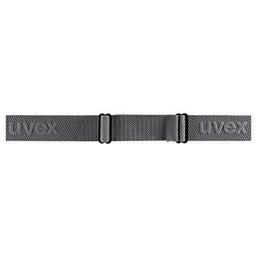Uvex Saga TO - Ski Goggle for Men and Women - incl. Interchangeable Lenses - Optimal Frame Ventilation - Rhino Matt/Silver-LGL Clear - One Size
