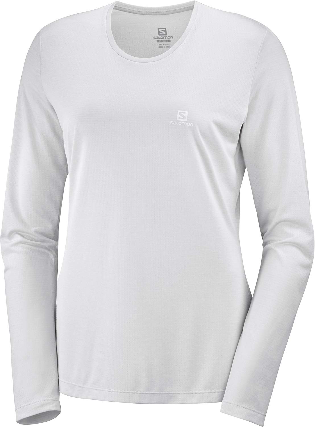 Salomon Women's Standard Shirt, Light Grey Sag, L