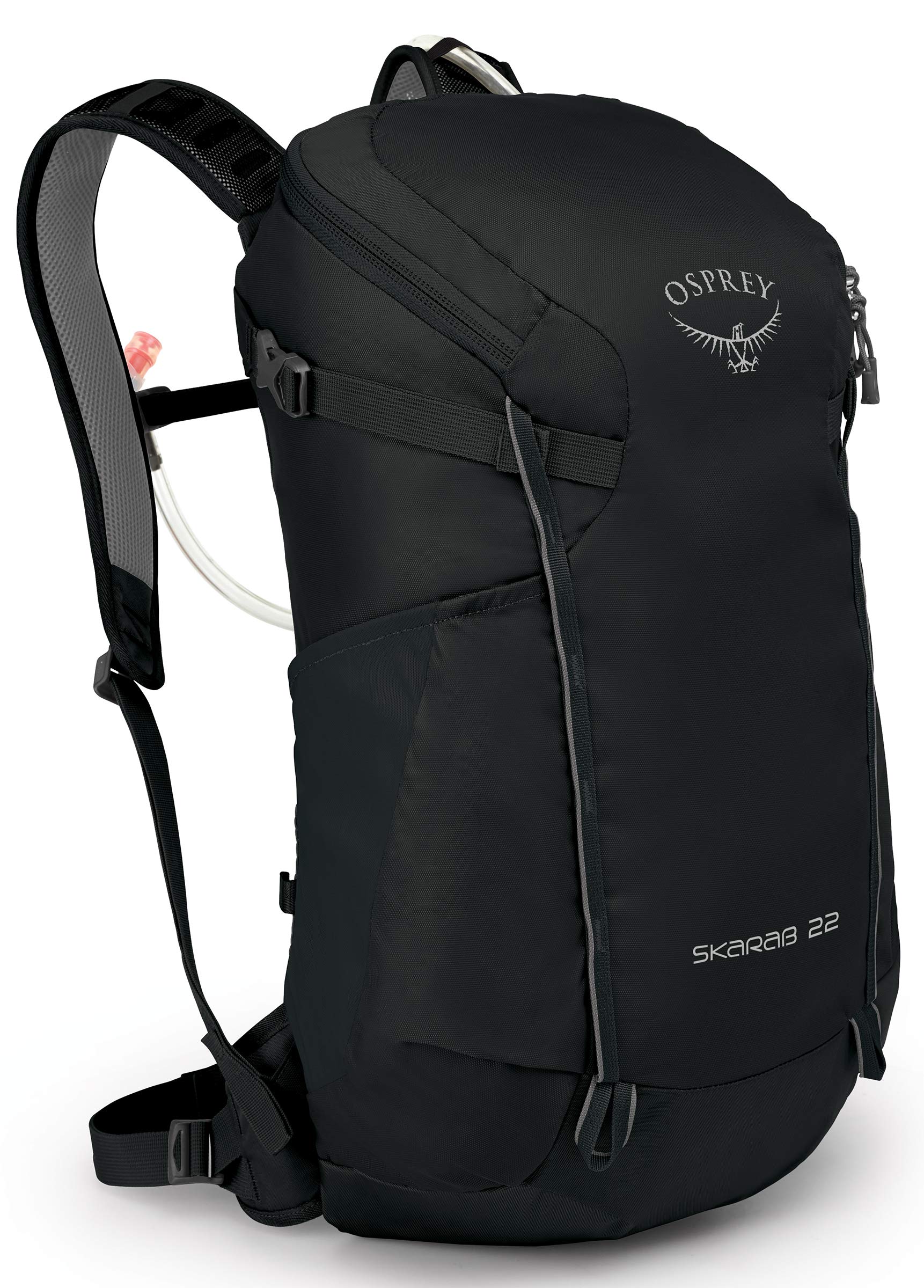 Osprey Skarab 22L Men's Hiking Backpack with Hydraulics Reservoir, Black