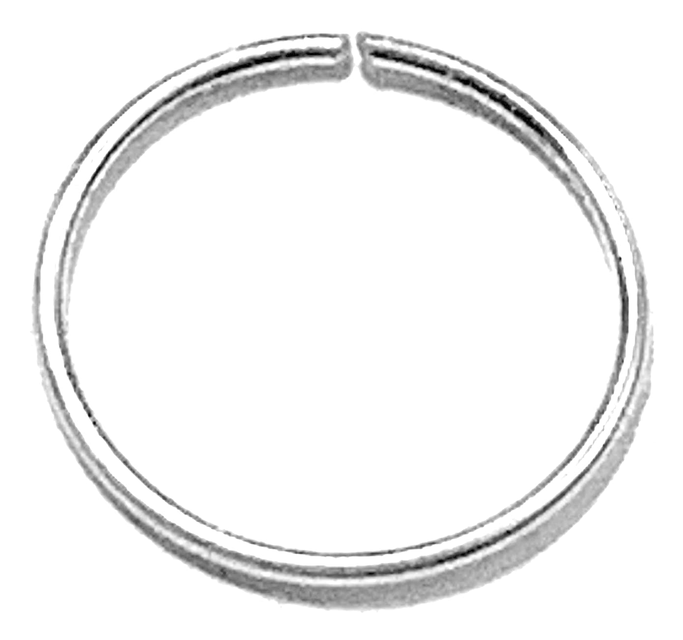 Nose Hoop Ring Cartilage Earring Sterling Silver 24g 22g 21g 20g 18g 6mm 7mm 8mm 9mm 10mm