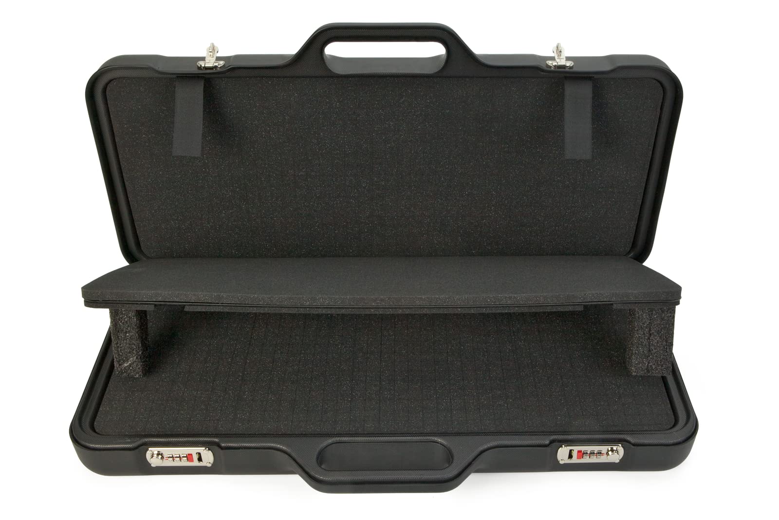 Negrini Cases 3039R/5130 Premium 2-Sided Handgun/AR Carbine Case, Black/Black