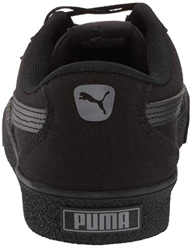 PUMA Men's C-Skate Vulc Sneaker, Black Black, 10