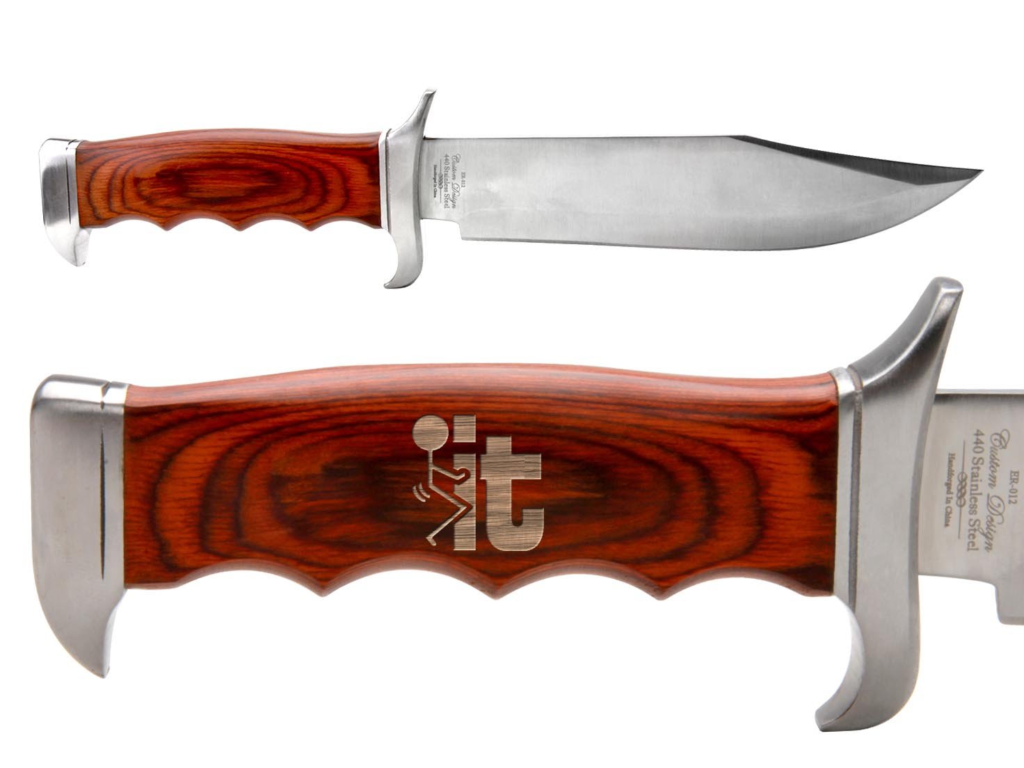 NDZ Performance Elk Ridge Outdoor Hunting Fixed Blade Full Tang Knife F It Stickman