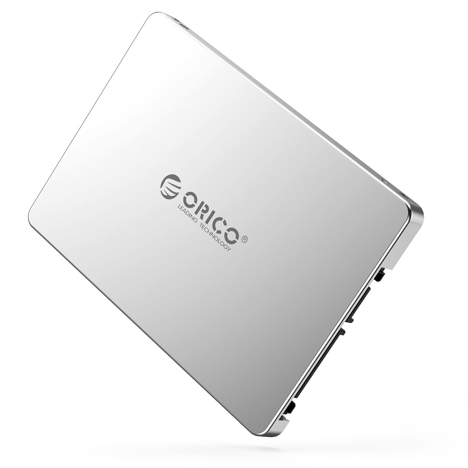 ORICO M.2 (NGFF)/mSATA to 2.5 Inch SATA 2in1 Aluminum Enclosure Adapter Multi Function Hard Drive Converter Case External SSD Enclosure-MS2TS