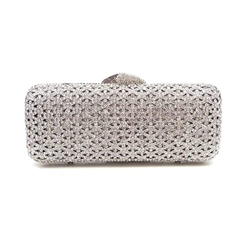ZHUHW Women Evening Party Handbag Clutches Long Shape Crystal Purses Bridal Wedding Party Purses