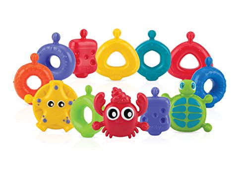 Nuby 15-Piece Fun Bath Links Toy