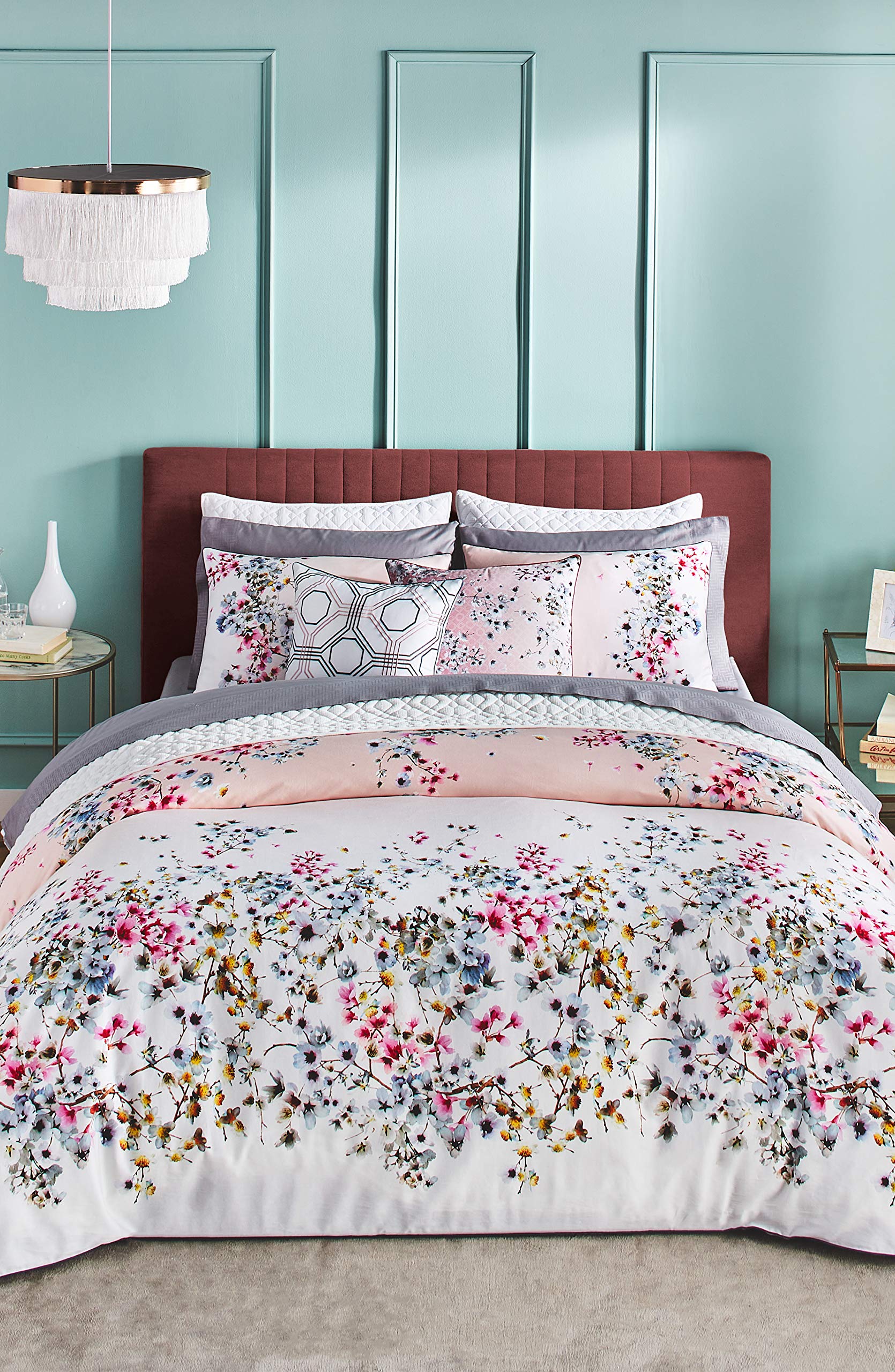 Ted Baker Jasmine Comforter Set, Full/Queen, Pink