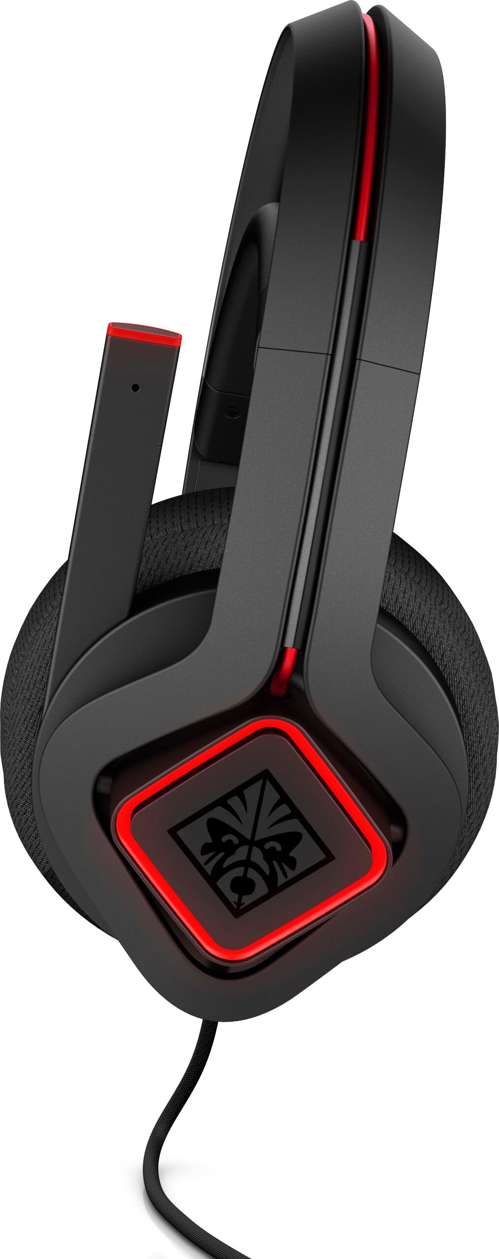 OMEN Mindframe Prime Gaming Headset with Cooling FrostCap Ear Cups, Custom RGB, 7.1 Surround Sound, Noise-Canceling Microphone (6MF35AA), Black, Small