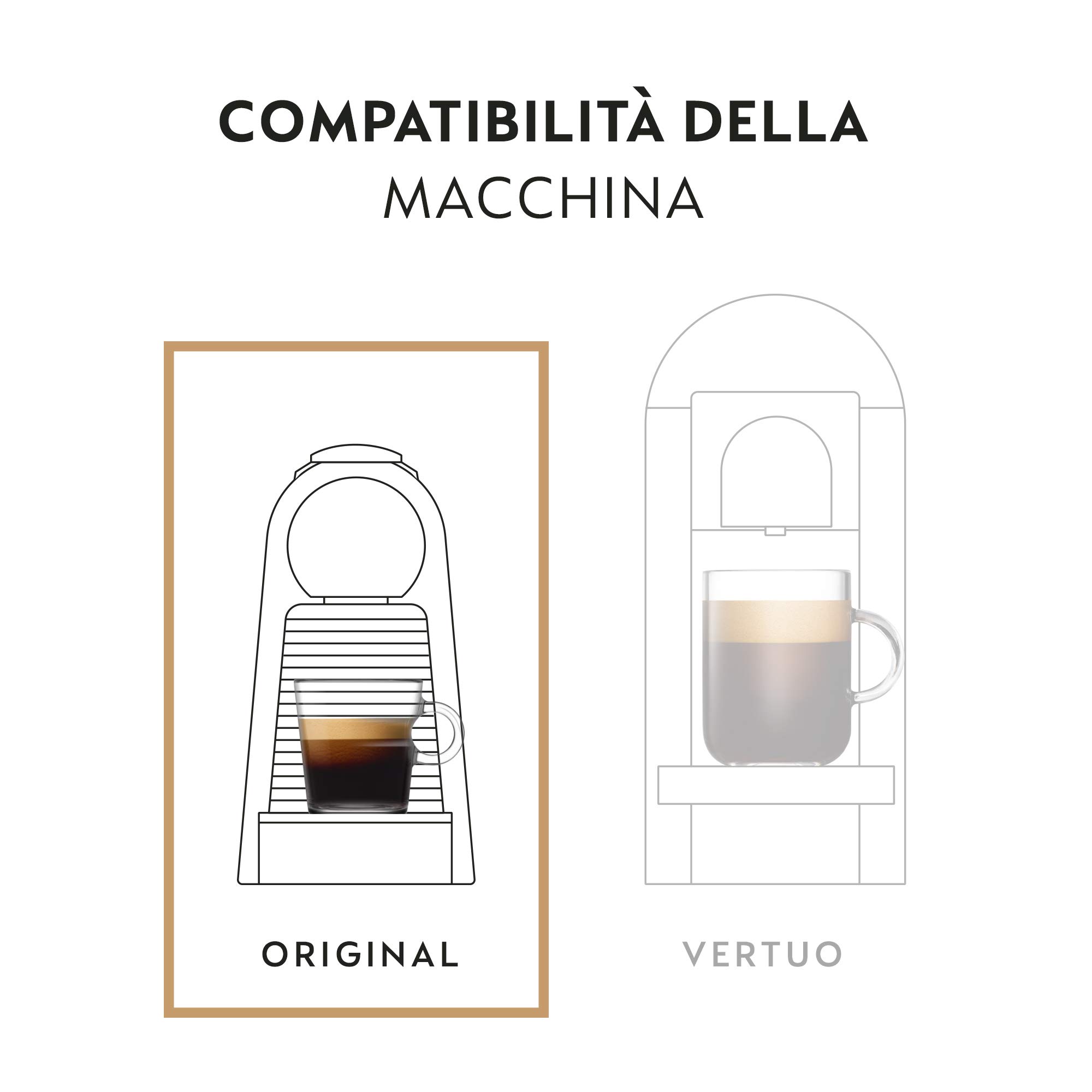 Nespresso OriginalLine Imported from EU: Arpeggio, 50 Capsules - NOT Compatible with Vertuoline