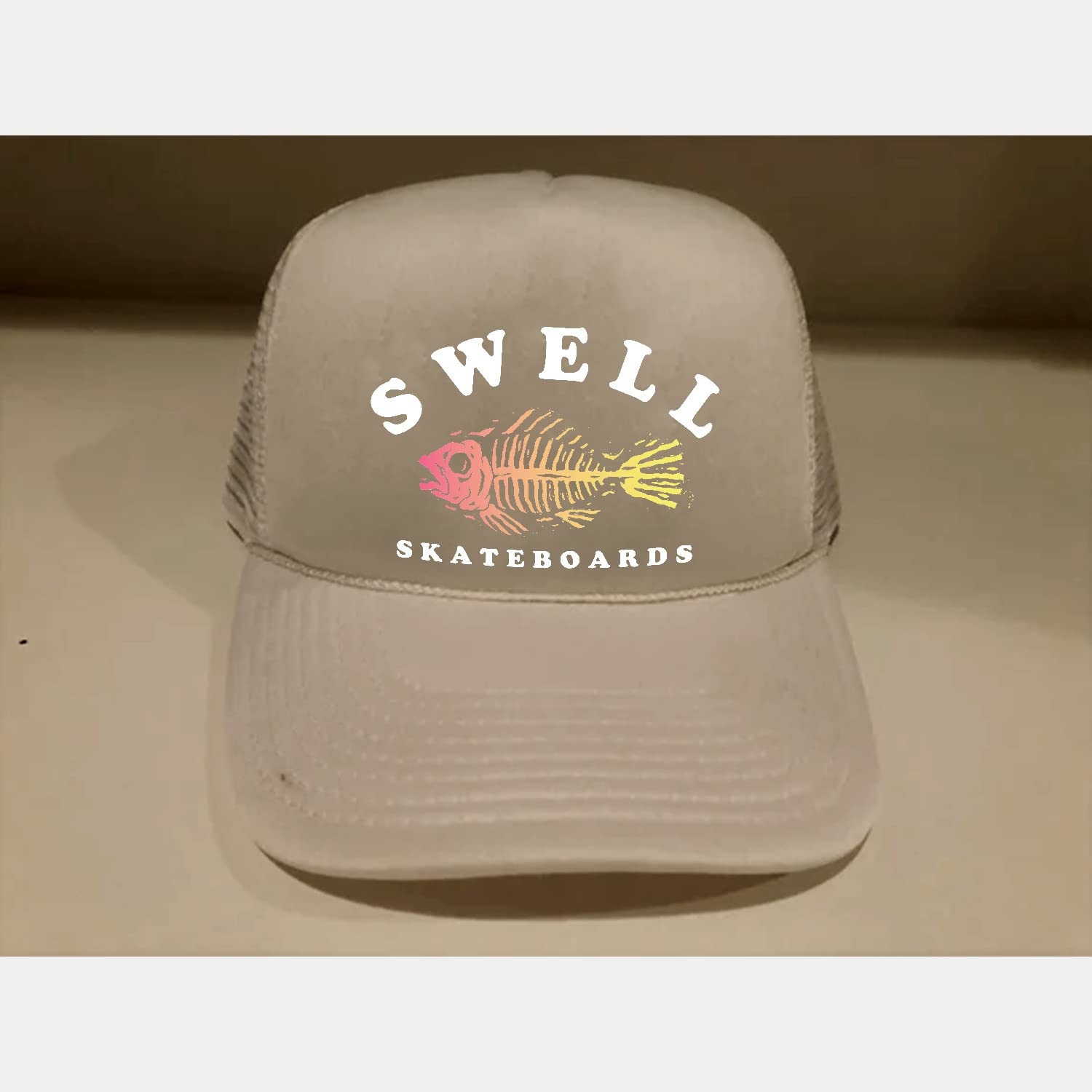Swell Skateboards FOAM Trucker Hats for Men and Women | Snapback & Mesh Baseball Cap Black…