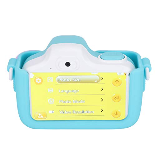 Small Camera, Kids Gift Children Camera 3.0 Inch IPS Touch Screen Digital Multifunction with Silicone Sleeve for Photo Taking for Video Recording