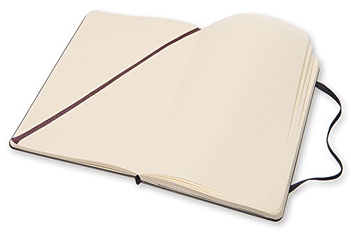 Moleskine Limited Edition Alice in Wonderland Notebook, Hard Cover, Large (5" x 8.25") Plain/Blank, Black, 240 Pages, (LEAL01QP062)