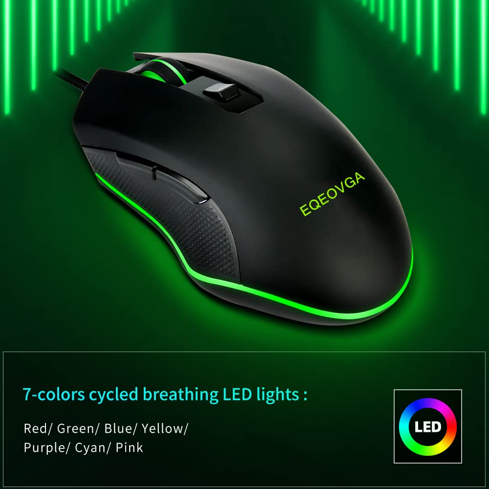 One Handed RGB Professional Gaming Keyboard And Mouse Combo, 35 Keys Portable PUBG, Half Keyboard Gaming Set for Laptop PC Xbox PS4 Switch Gamer