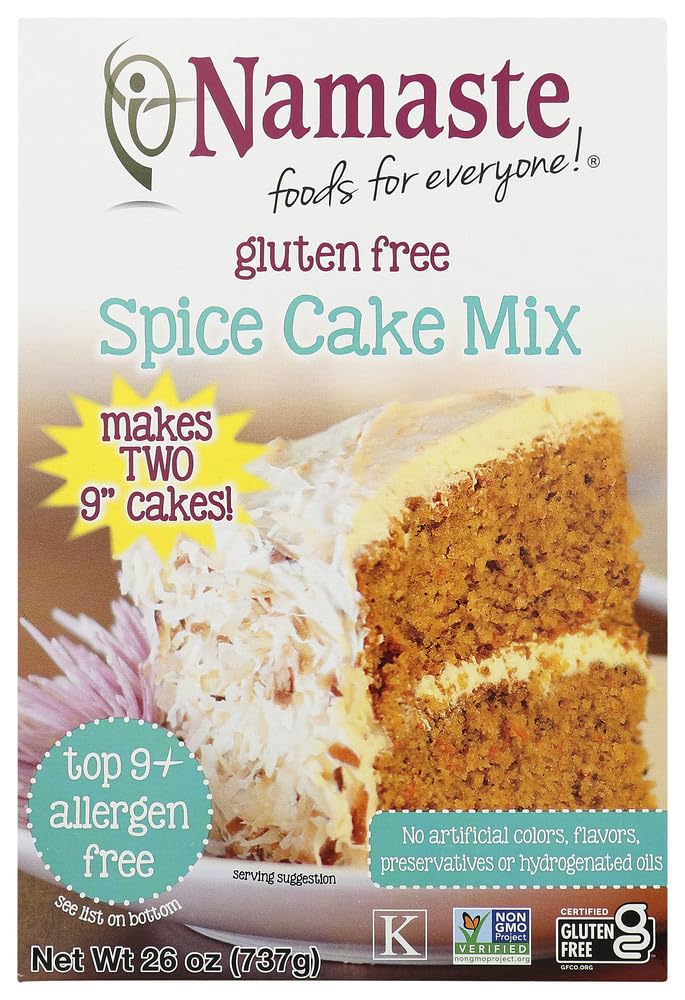 Namaste Foods, Gluten Free Spice Cake Mix, 26-Ounce Bags (Pack of 1)
